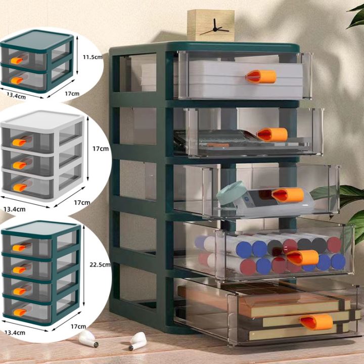 [READY STOCK] 2/3/4/5 Tiers desktop mini storage drawer desk organiser ...