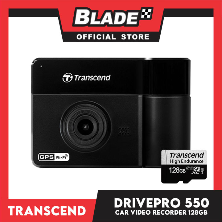 Transcend Drive Pro 550 Dashcam 128GB | Lazada PH