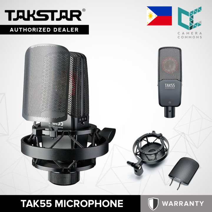 Takstar TAK55 Professional Recording Microphone Audio Equipment | Lazada PH