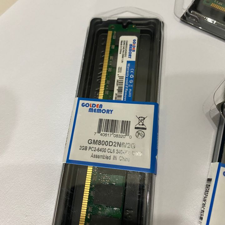 New! Desktop Ram Golden Memory Sealed 2GB DDR2 | Lazada