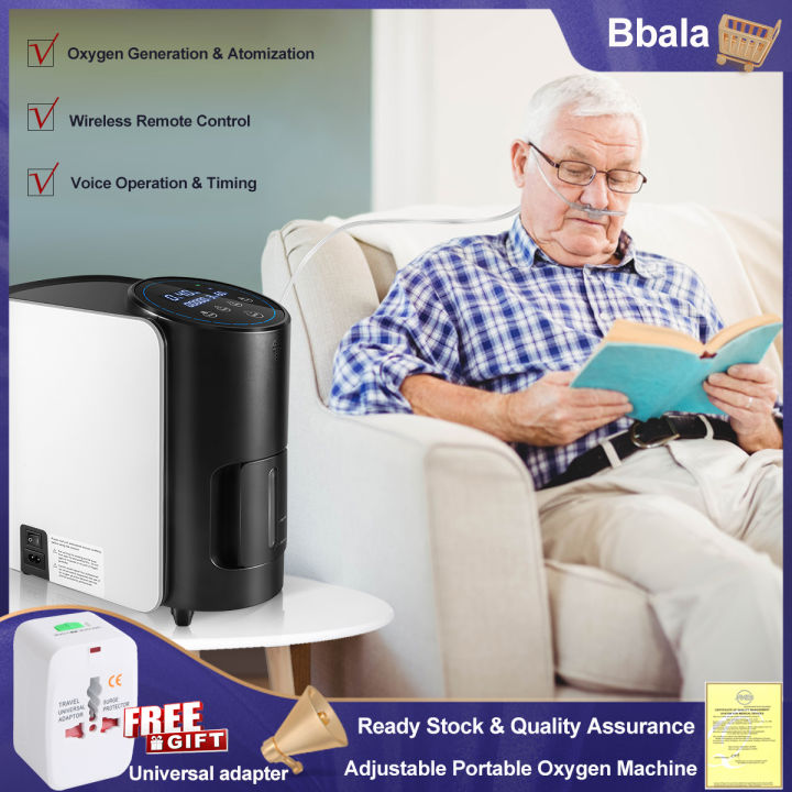[100% Original] Oxygen Concentrator, 1-7L/min Adjustable Portable ...