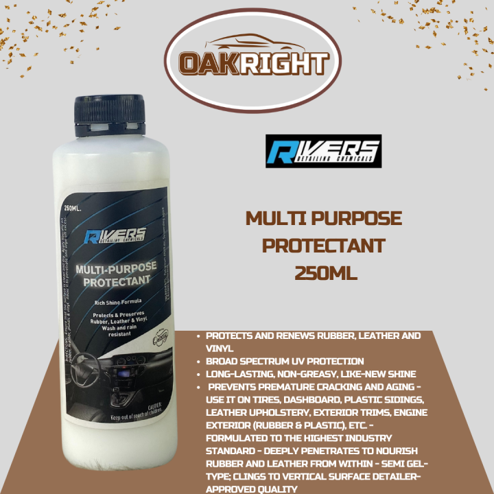 Rivers Multi-Purpose Protectant Car Rubber, Leather & Vinyl Armor Restorer 250 ml | Lazada PH