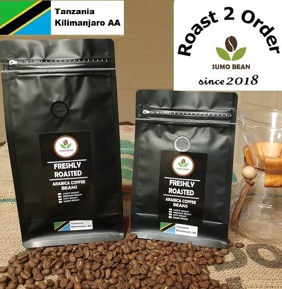 ROAST TO ORDER TANZANIA KILIMANJARO AA 100% FRESH ROAST ARABICA WHOLE BEAN COFFEE | Lazada