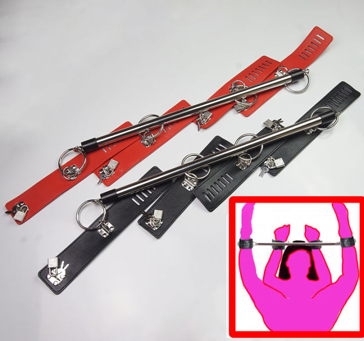 【Bestseller Alert】 Metal Spreader Bar Anklets Cuffs Wide Open Set For ...