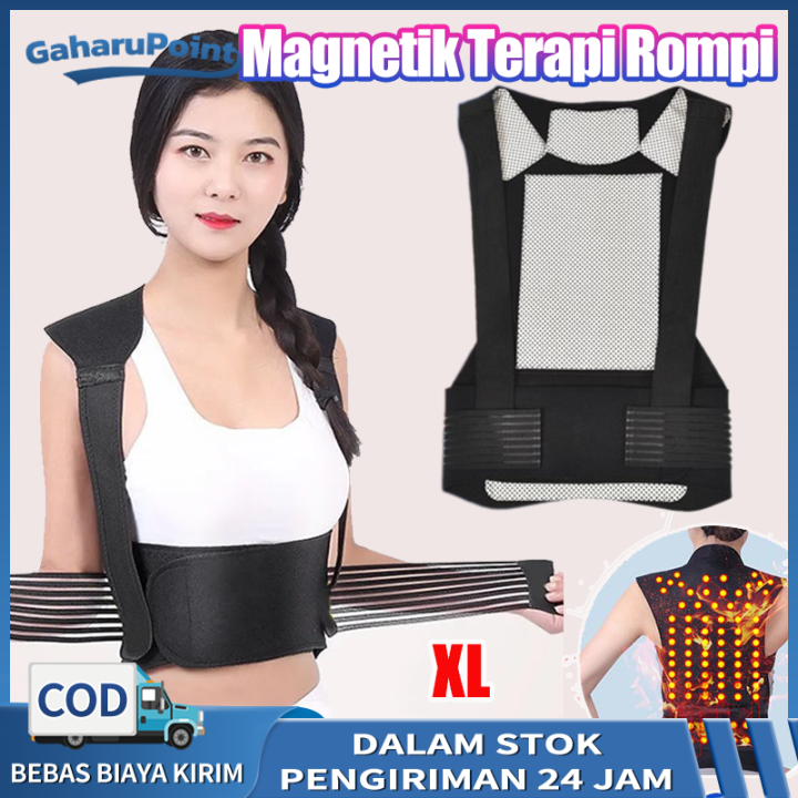 Magnetik Terapi Punggung Penghangat Perut Punggung Bahu Rompi ...