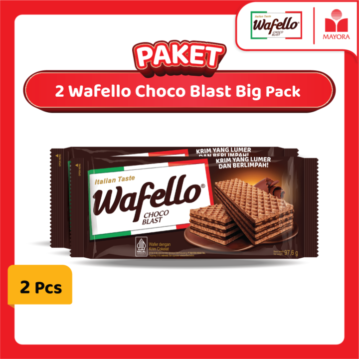 Paket 2 Wafer Wafello Choco Blast Big Pack | Lazada Indonesia