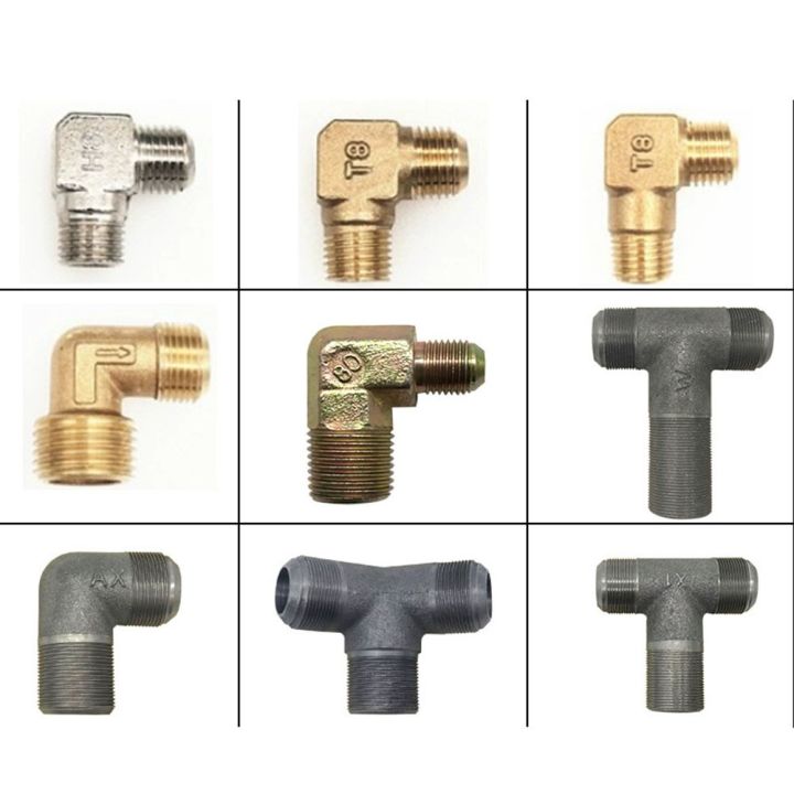 Air Compressor Connector Zinc Alloy Copper Air Pump Elbow Fittings Air ...