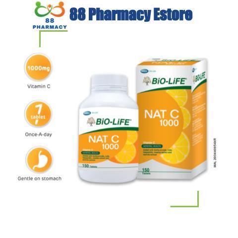 Bio-Life Nat C Vitamin C 1000mg 150 tab | Lazada