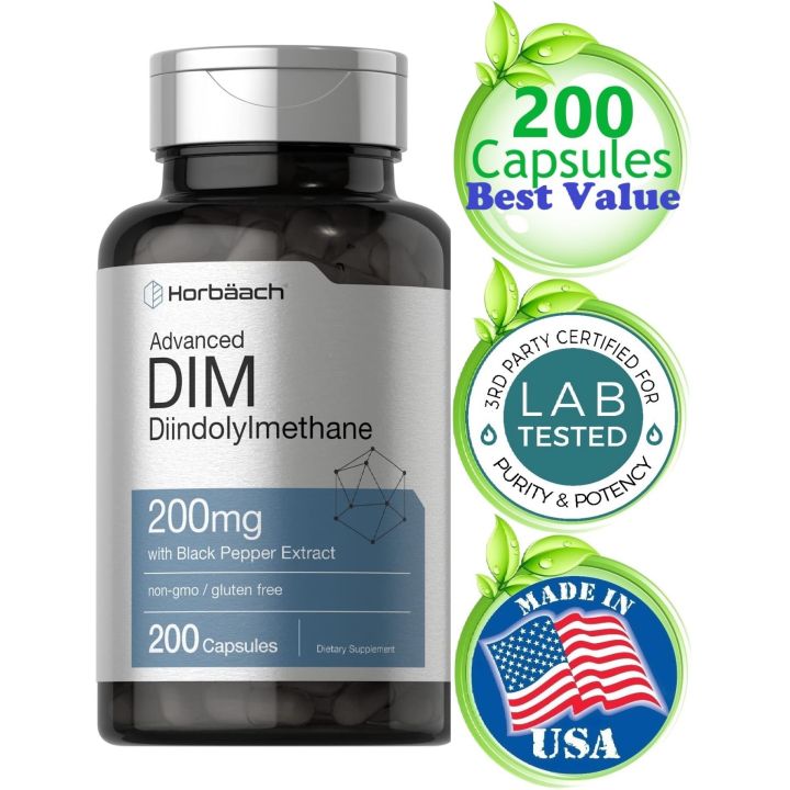 DIM 200 Caps 300 or 200mg Superior Absorption Therapeutic Grade for ...