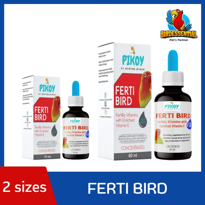 PIKOY FERTI BIRD Liquid Fertility Vitamin Drops with Enriched Vit E for ...