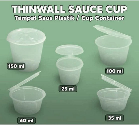 THINWALL CUP SAUCE & PUDDING 35ML CUP SAMBAL (harga per 25 pcs ...