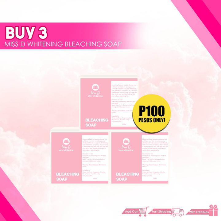 Miss D Bleaching Skin Whitening Soap 100g | Lazada PH