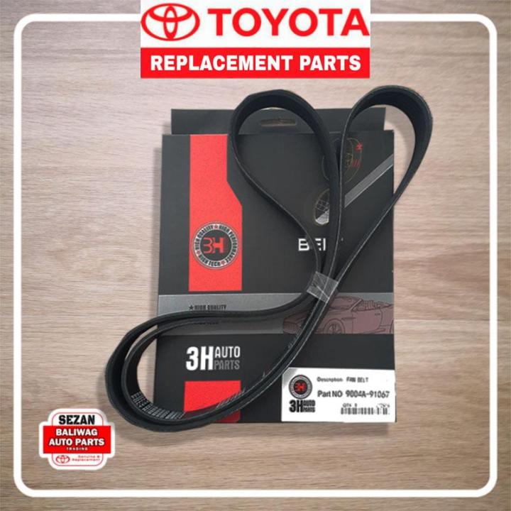 3H DRIVE BELT FAN BELT ALTERNATOR BELT INNOVA FORTUNER HILUX 2015-2020 ...