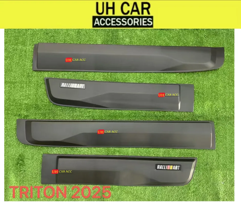 MITSUBISHI TRITON 2025 2026 DOOR SIDE CLADDING PANEL PROTECTOR COVER ...
