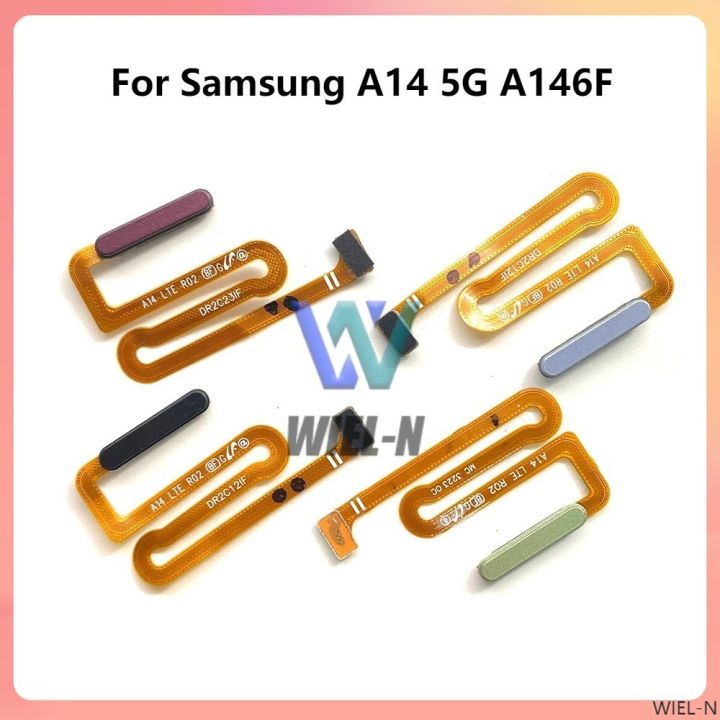 For Samsung A14 5G A146F Fingerprint Sensor Home Back Key Menu Power ...