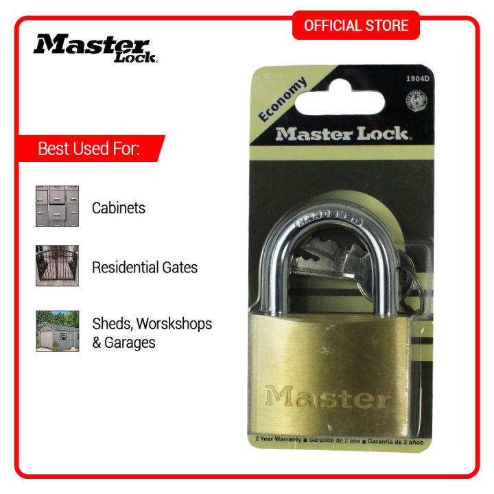 Master Lock 1904D Eco Brass Padlock 60MM | Lazada PH
