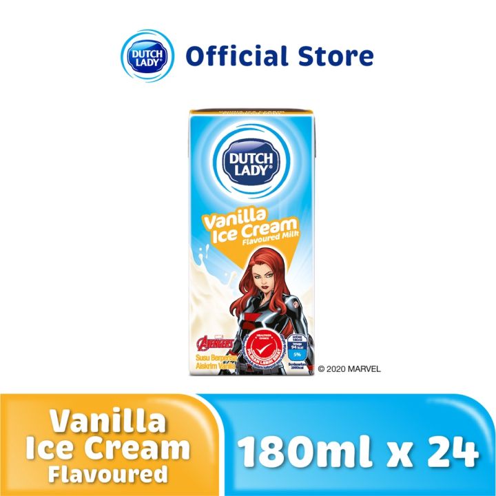 Exp 27 Sept 2024 Later DUTCH LADY UHT Marvel Vanilla Ice Cream (180ml x ...