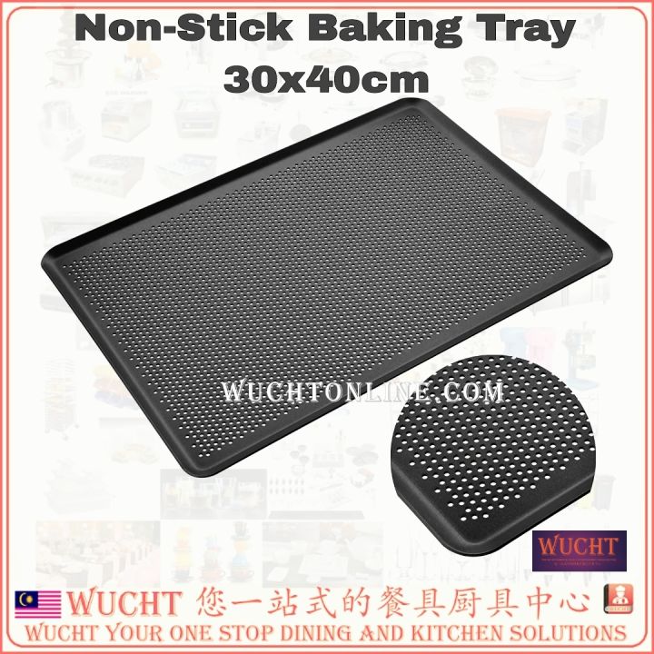 【WUCHT】Non-Stick Baking Tray Perforated Baking Sheet, 40x30cm 1.5mm ...
