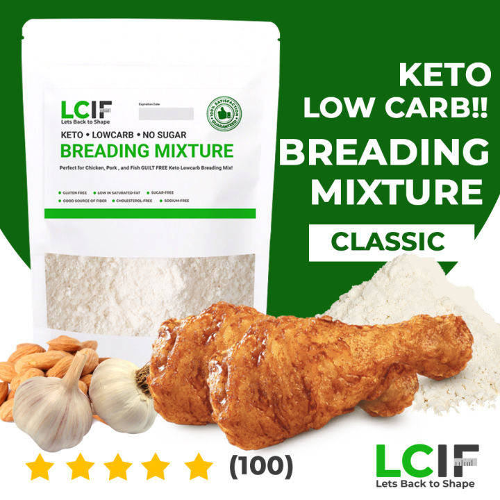 Low Carb Breading Mixture Garlic Classic 100G Low Carb Guilt Free KETO ...