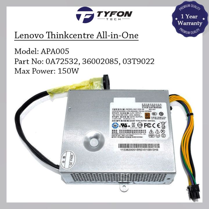 Lenovo Thinkcentre All-in-One M71z M72z M73z M92z M93z Power Supply PSU ...