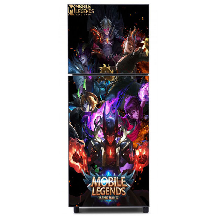 Sticker Kulkas 2 Pintu Tema MOBILE LEGEND | Lazada Indonesia