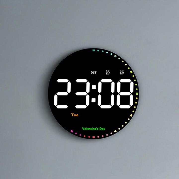 Moon GEMGEM LED Digital Wall Clock Electronic Clock Automatic ...