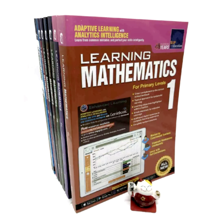 English Edition SAP Learning Mathematics Text Books+Exercise Books/9 ...