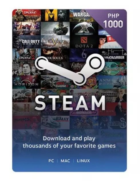 Steam 1000 Wallet Code 1000swc PH - Kaizen Gaming | Lazada PH