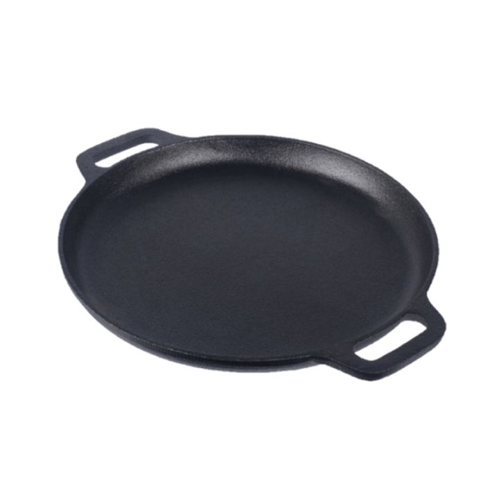 Pure Cast Iron Griddle / Pure Cast Iron Pan - Round and Flat | Lazada