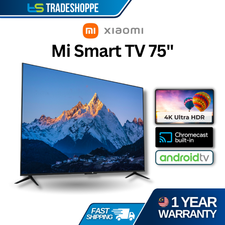 Xiaomi Mi Smart TV 75" Model 4K Android Smart TV UHD Chinese Version 4K ...