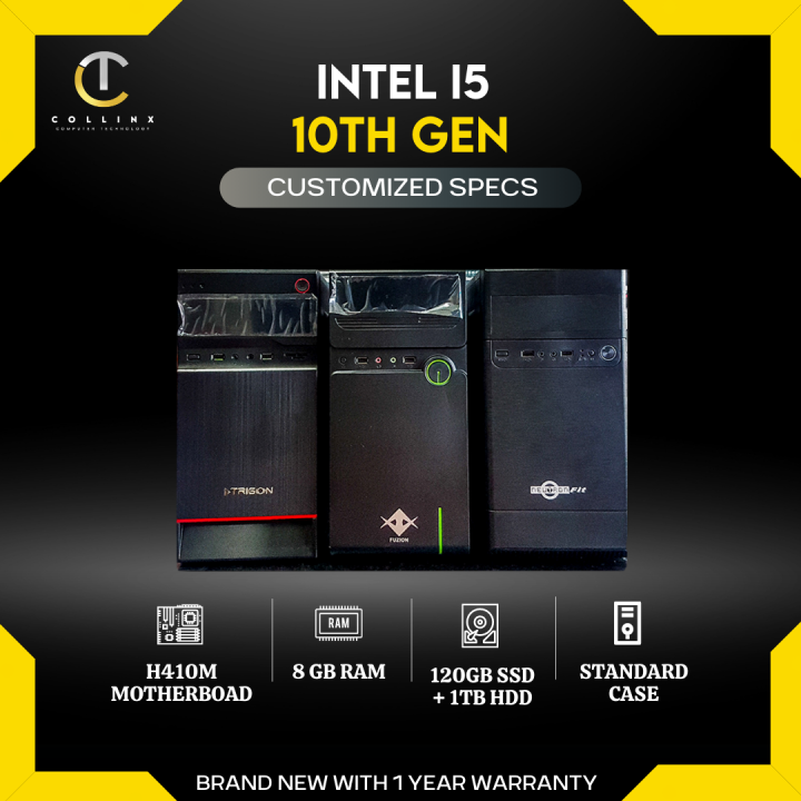 [Customized PC Specs] Intel i5 10th Gen Processor CPU | H510M ...