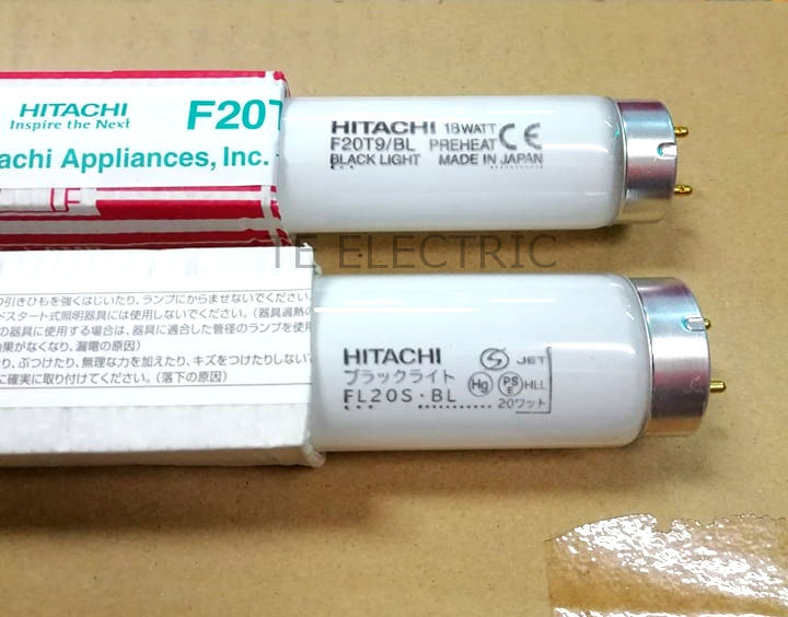 HITACHI 18 W F20T9 / FL20S BL BLACK LIGHT INSECT KILLER TUBE 589mm ...