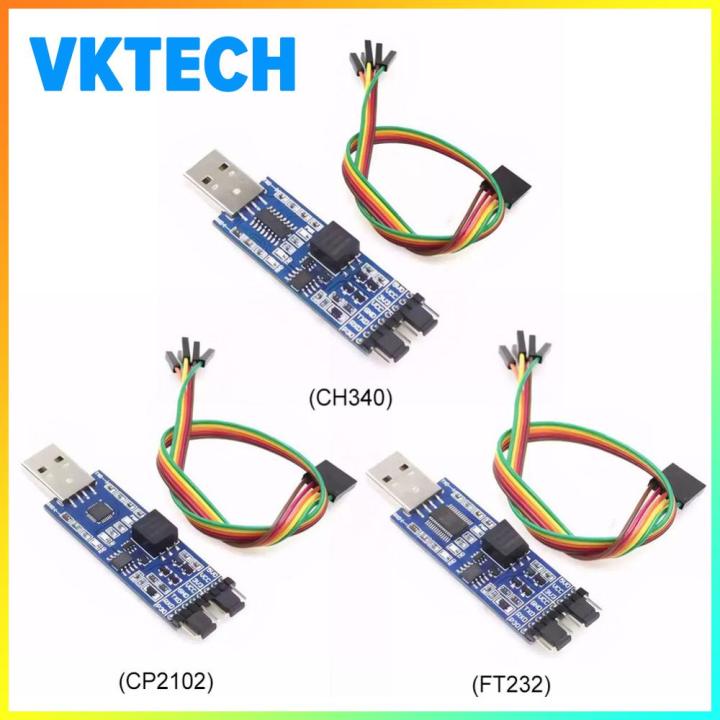 [Vktech]USB To TTL Converter Adapter FT232 CP2102 CH340 USB To Uart ...