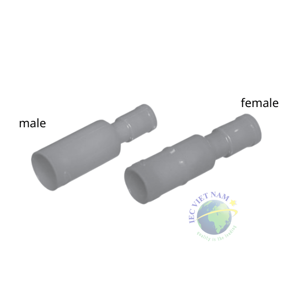 [dòng PC 4009-F] 100 chiếc đầu cos nối nhanh đực cái dạng đầu đạn ...