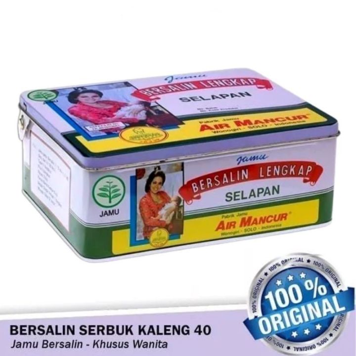 Jamu Bersalin Lengkap Selapan Kaleng 40hari / JAMU SETELAH BERSALIN exp ...