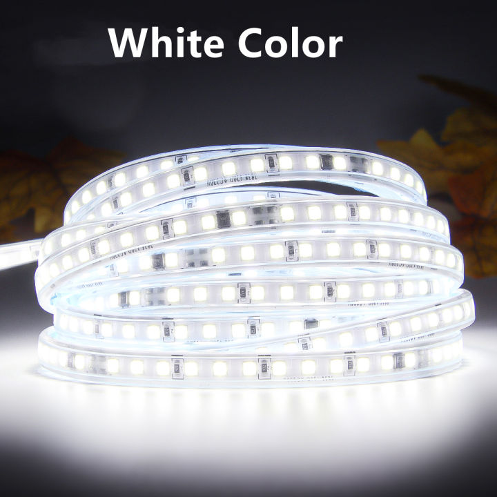 ZCY 35M LED Strip ไฟยืดหยุ่น120Leds SMD 2835 AC220V กันน้ำ Cuttable Led ...