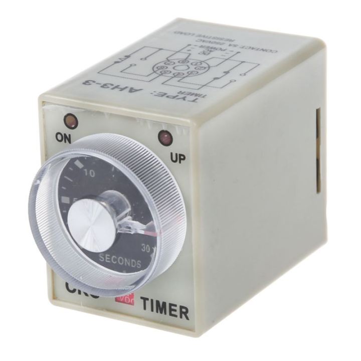 DC 12V 0-30 Seconds 30s Electric Delay Timer Timing Relay DPDT 8P w ...