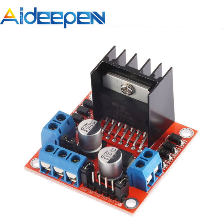 Aideepen L298N Dual H Bridge DC Stepper Motor L298N Driver Control Board Module Hot | Lazada