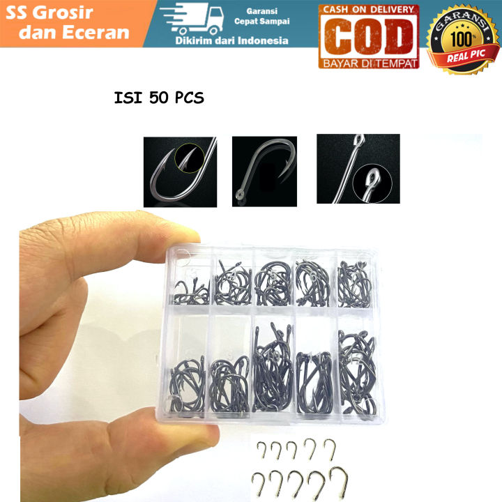 COD MATA PANCING KOTAK KOMPLIT UKURAN ISI 50 buah/ biji | Lazada Indonesia