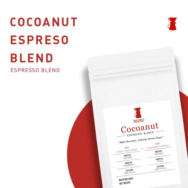 Ang Ang's Roastery Specialty Series Espresso Blend - COCOANUT Coffee ...