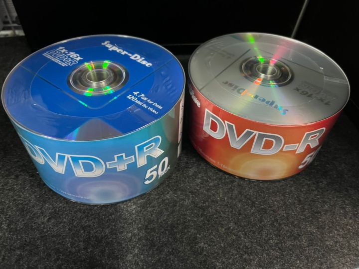 Super Disc DVD-R / DVD+R 16x Recordable Media 4.7GB (10PCS/50PCS per ...