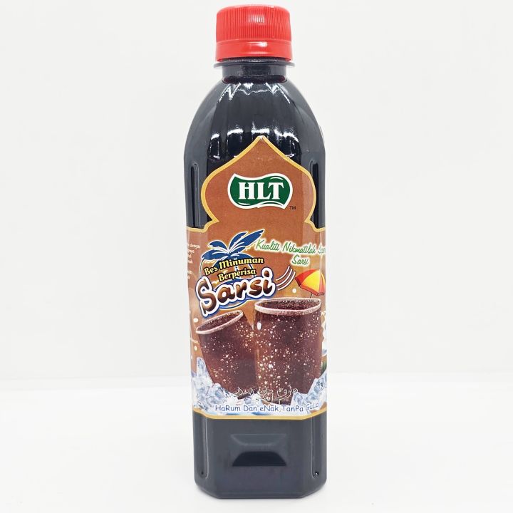 HLT Kordial Sarsi Tanpa Gula (450ml / Halal) 沙士浓缩香精 Sarsi Syrup Without ...
