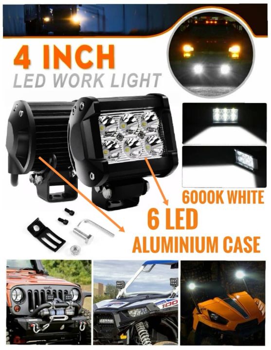 Car Led Sport Light Fog Lamp Sportlight Fog light Led Work Light 12V Car Led Daylight DRL ...