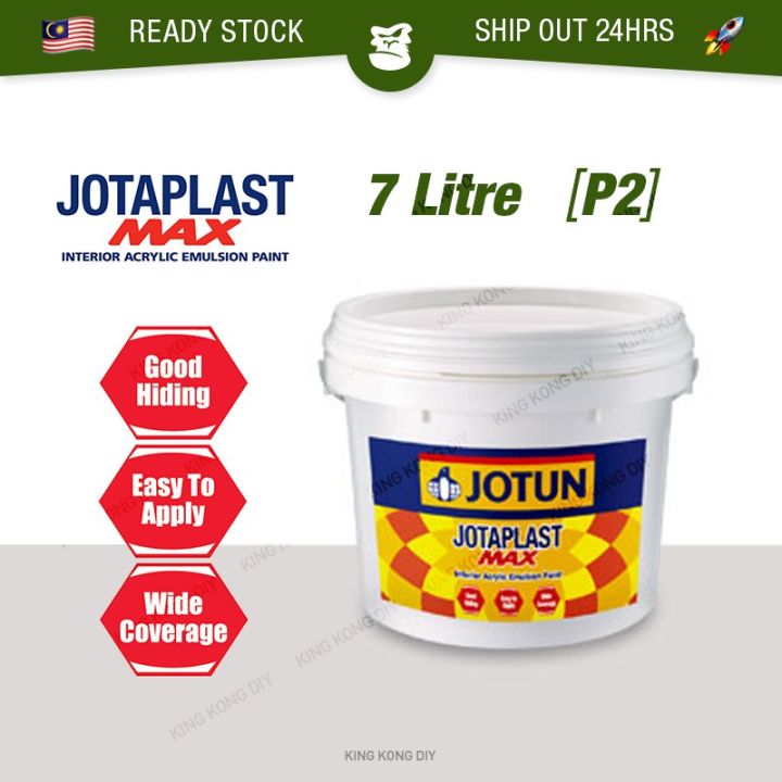 🔥READY STOCK🔥 7L (P2) JOTUN Jotaplast Max Paint Interior Undercoat Wall ...