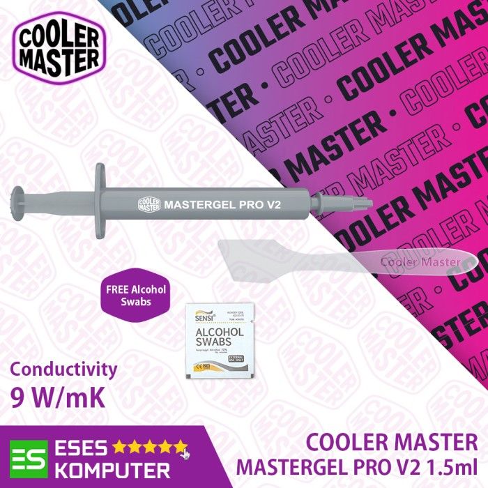 Thermal Paste Cooler Master MasterGel Pro V2 NEW Edition 1.5mL | Lazada ...