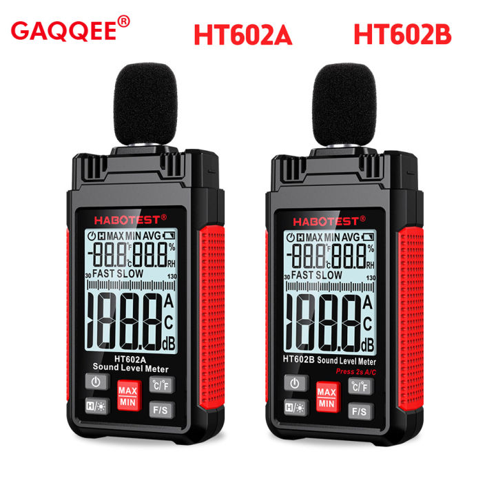 【Latest Style】 30-130dba/30-130dbc Digital Sonometer Calibrated ...