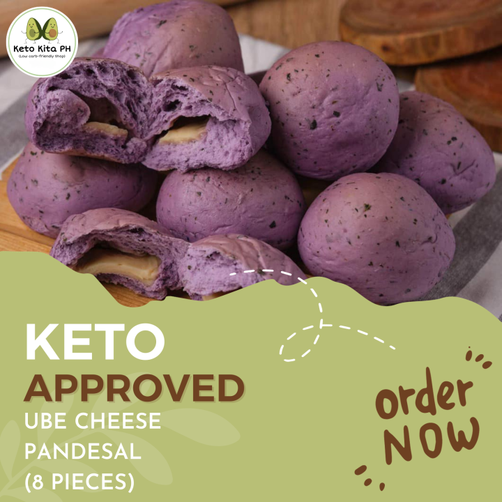 Keto Ube Cheese Pandesal - Hearty Bread - Keto/Low carb Product Made ...