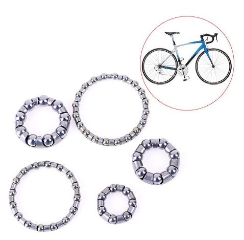 Bicycle 2pc 44mm Headset Caged Ball Bearing for MTB Road Bike 20 Balls/kids bearing 7 balls ...