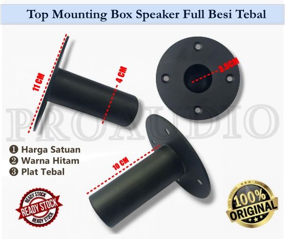 Stand Holder Speaker / Top Mounting Besi Tebal Box Speaker | Lazada ...