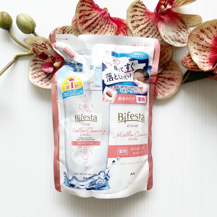 360 ml. ผลิต 02/23 Bifesta แบบถุงเติม Micellar Cleansing Water ...